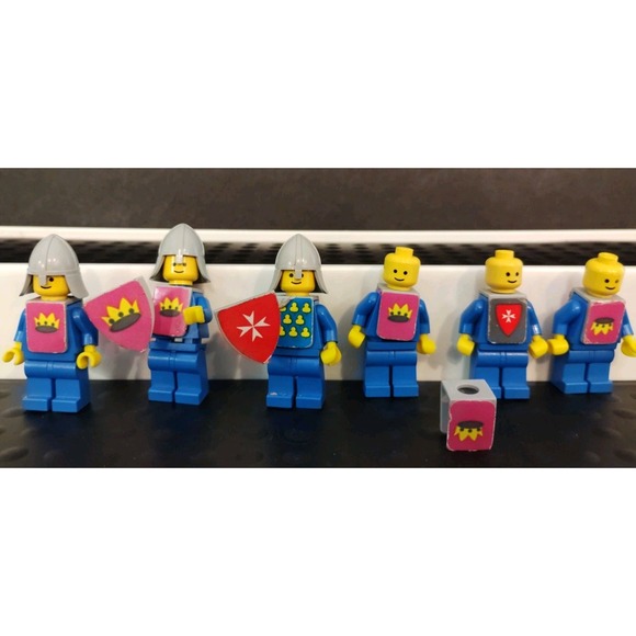 Lego | Toys | Lot Of 6 Lego Classic Yellow Castle Knight Minifigure ...